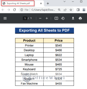 How to Print to PDF Using Apps Script in Google Sheets