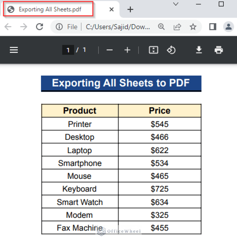 How to Print to PDF Using Apps Script in Google Sheets