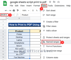 How to Print to PDF Using Apps Script in Google Sheets