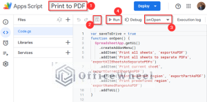 How to Print to PDF Using Apps Script in Google Sheets