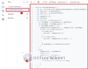 How to Split String Using Apps Script in Google Sheets