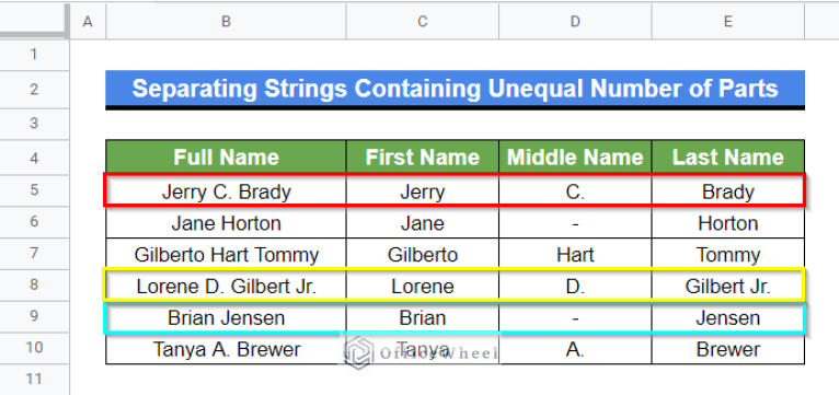 How to Split String Using Apps Script in Google Sheets