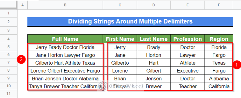 How to Split String Using Apps Script in Google Sheets