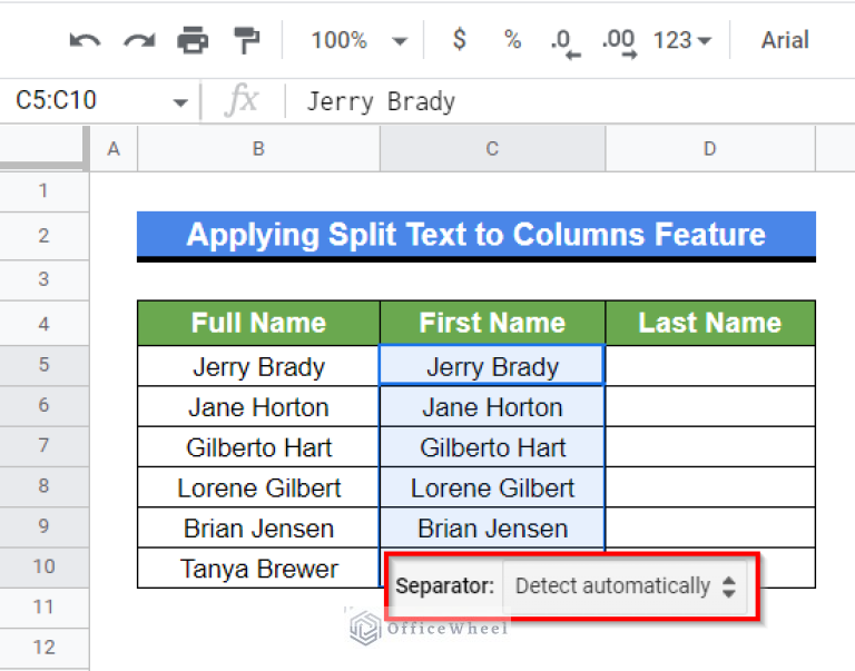 How to Split String Using Apps Script in Google Sheets