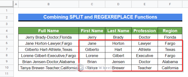 How to Split String Using Apps Script in Google Sheets