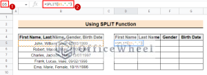 How to Split Cell by Comma in Google Sheets (2 Easy Methods)