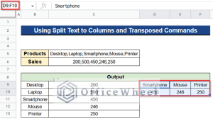 How to Split Cell into Rows in Google Sheets (2 Useful Methods)