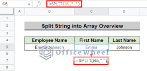How to Split String into Array in Google Sheets (3 Easy Methods)