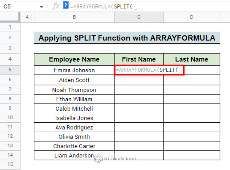 How to Split String into Array in Google Sheets (3 Easy Methods)