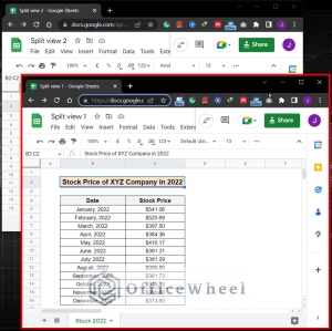 How to Split View in Google Sheets (2 Easy Ways) - OfficeWheel