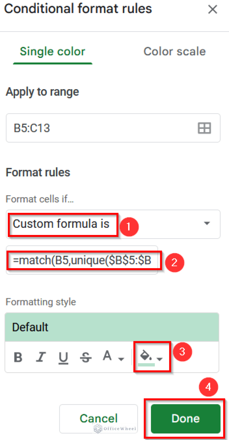 How to Highlight Unique Values in Google Sheets (9 Useful Ways)