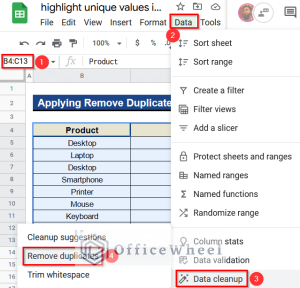How to Highlight Unique Values in Google Sheets (9 Useful Ways)