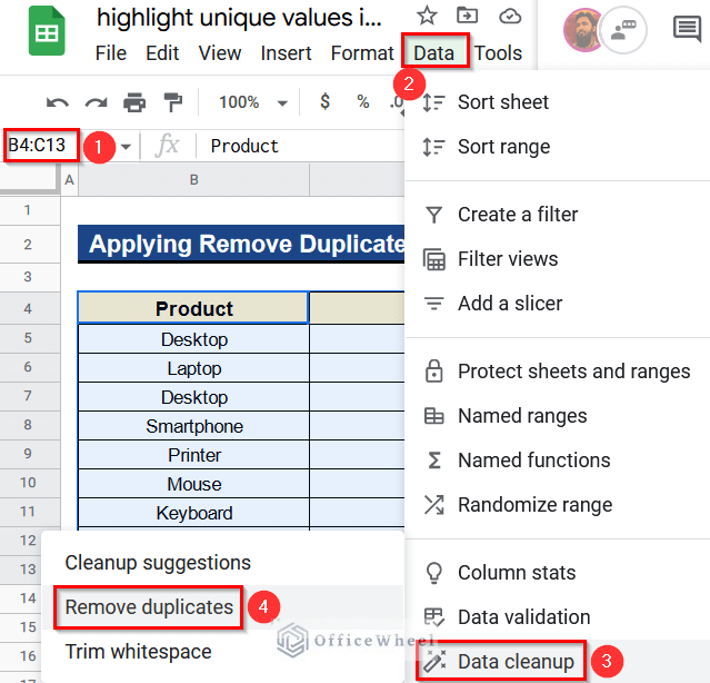 How To Highlight Unique Values In Google Sheets 9 Useful Ways 