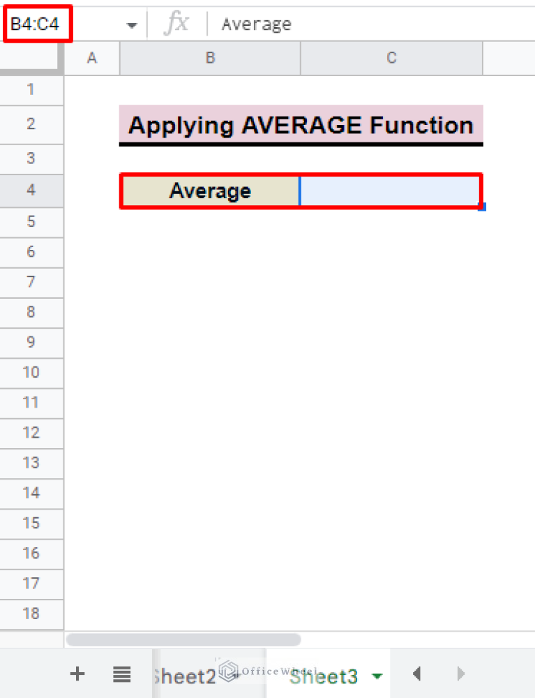 How to Average Cells from Different Sheets in Google Sheets How to Average Cells from Different Sheets in Google Sheets