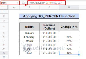 How to Calculate Percentage Change in Google Sheets (4 Ways)