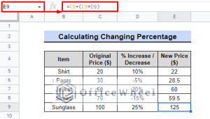 How to Calculate Percentage Change in Google Sheets (4 Ways)