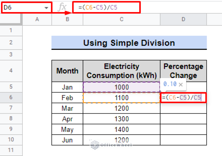How To Calculate Percentage Change In Google Sheets 4 Ways 