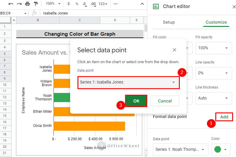 How To Change Color Of Bar Graph In Google Sheets Easy Steps 