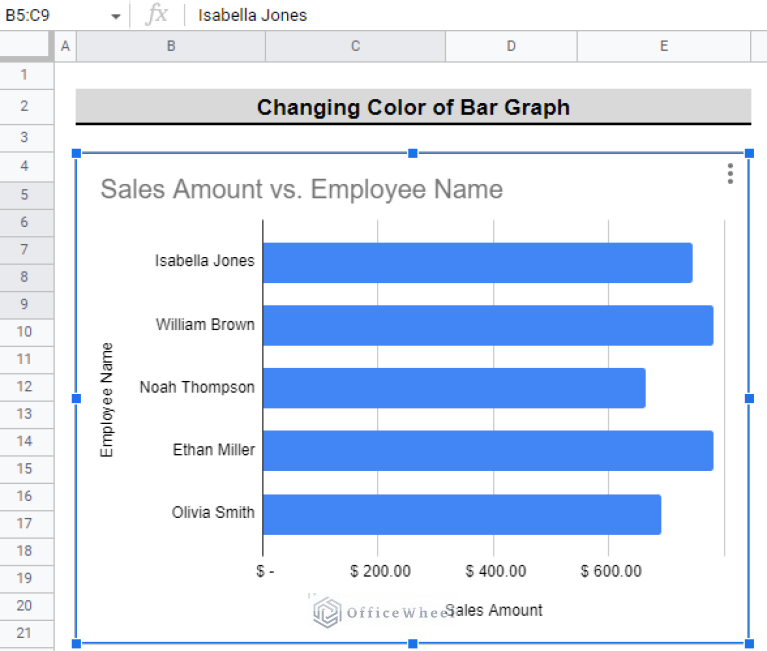 How To Change Color Of Bar Graph In Google Sheets Easy Steps 
