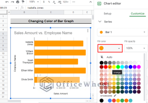 How to Change Color of Bar Graph in Google Sheets (Easy Steps)