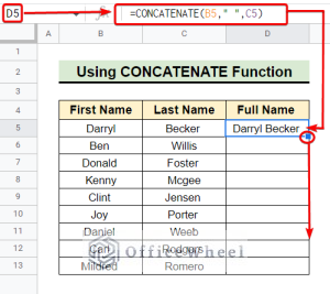 How to Concatenate Strings with Separator in Google Sheets