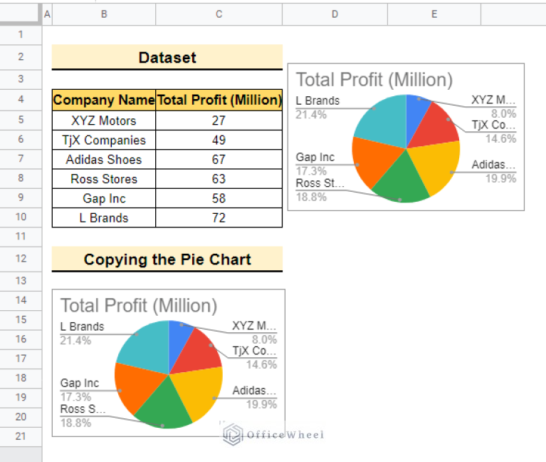 How To Copy A Pie Chart From Google Sheets 5 Easy Ways 