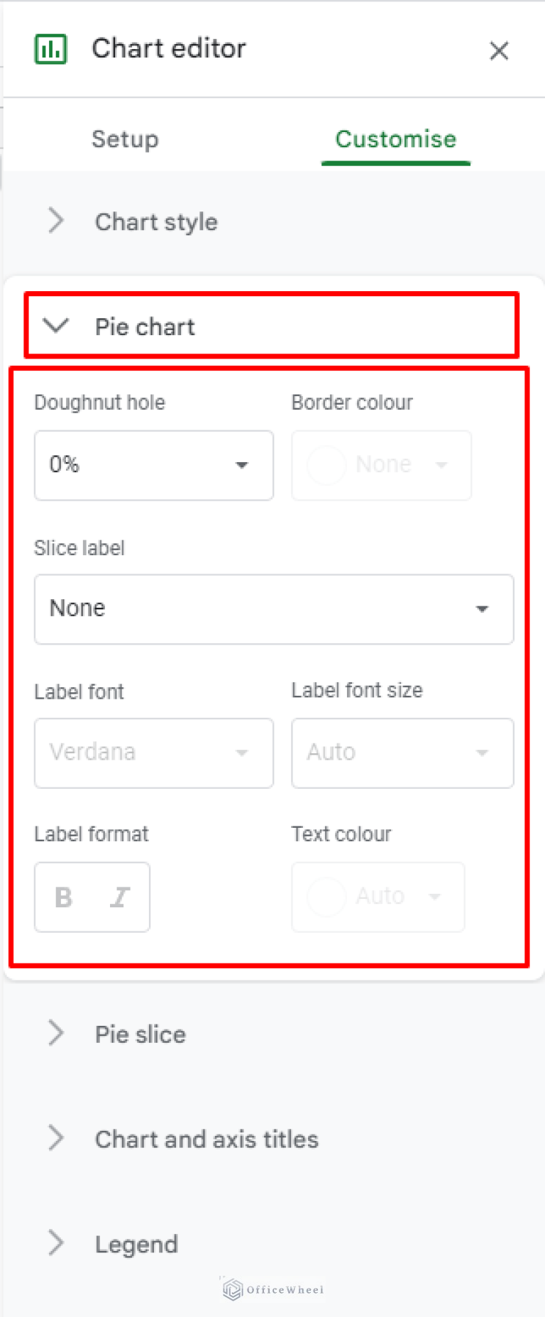 How to Edit a Pie Chart in Google Sheets (5 Core Features)