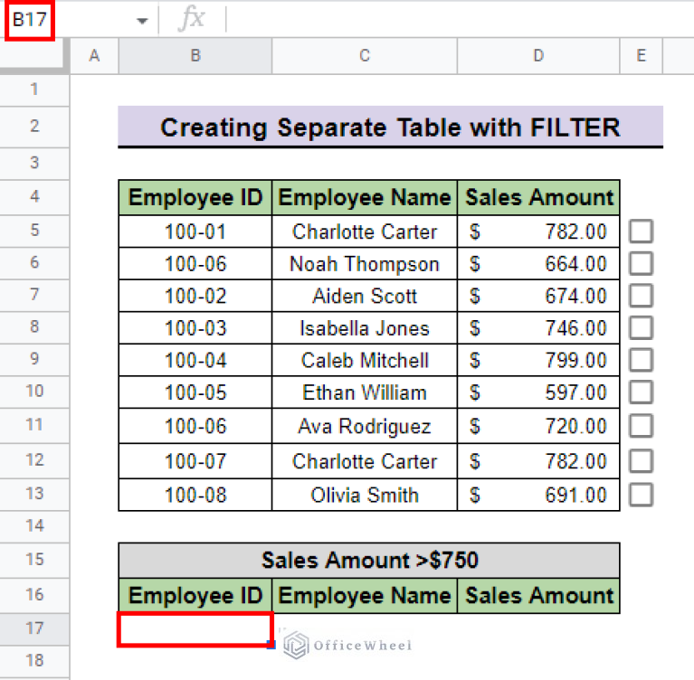 How to Filter with Checkboxes in Google Sheets (4 Ideal Examples)