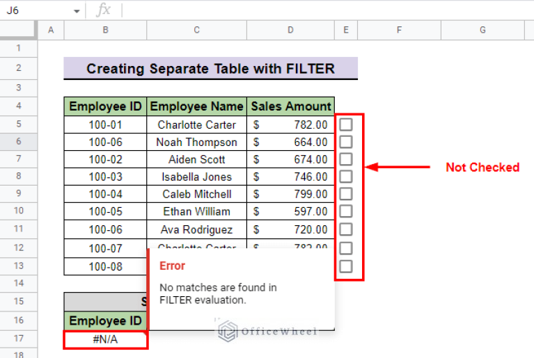 How to Filter with Checkboxes in Google Sheets (4 Ideal Examples)