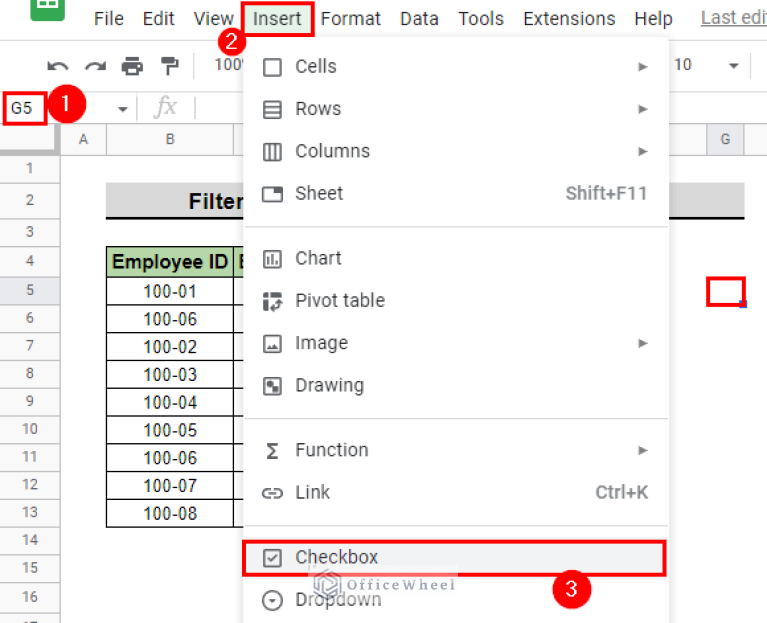 How to Filter with Checkboxes in Google Sheets (4 Ideal Examples)