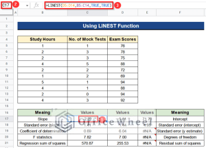 How to Find Linear Regression in Google Sheets (3 Methods)