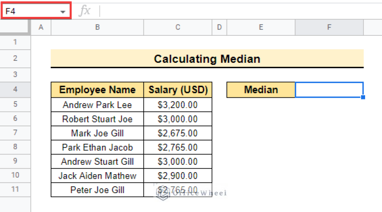 How to Find Mean, Median and Mode in Google Sheets