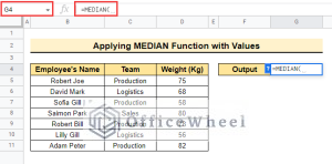 How to Find Median in Google Sheets (2 Easy Ways) - OfficeWheel