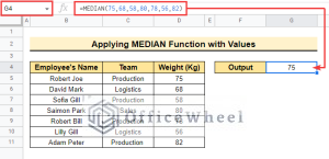 How to Find Median in Google Sheets (2 Easy Ways) - OfficeWheel