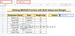 How to Find Median in Google Sheets (2 Easy Ways) - OfficeWheel