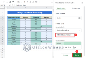 How to Find Merged Cells in Google Sheets (3 Ways) - OfficeWheel
