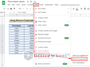 How to Find Unique Values in Google Sheets (5 Simple Ways)