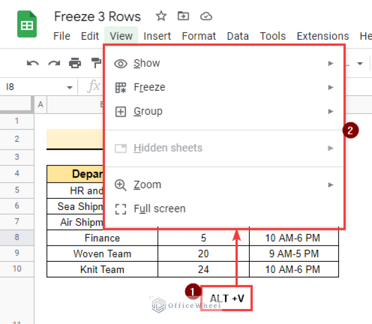 How to Freeze 3 Rows in Google Sheets (2 Quick Ways)