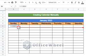 How to Insert a Calendar in Google Sheets (2 Effective Ways)