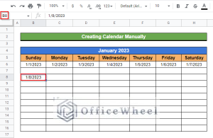 How to Insert a Calendar in Google Sheets (2 Effective Ways)