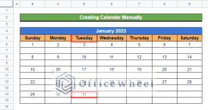 How to Insert a Calendar in Google Sheets (2 Effective Ways)