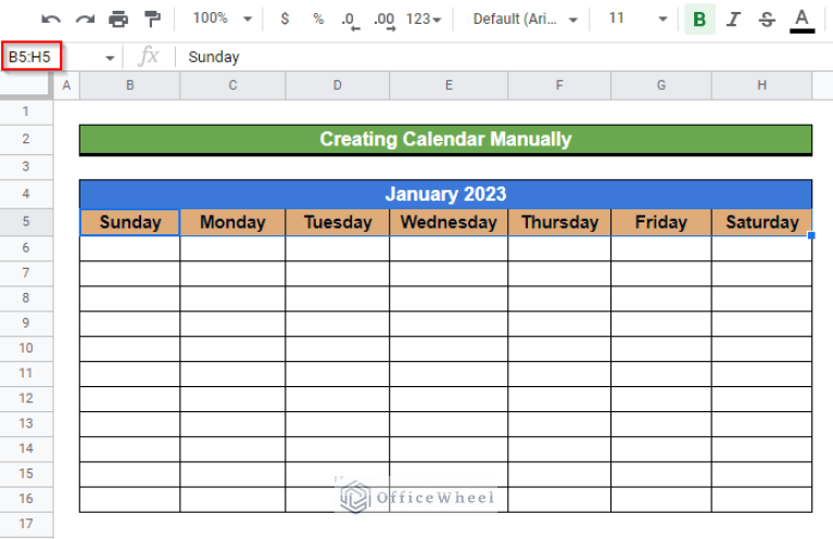 How to Insert a Calendar in Google Sheets (2 Effective Ways)