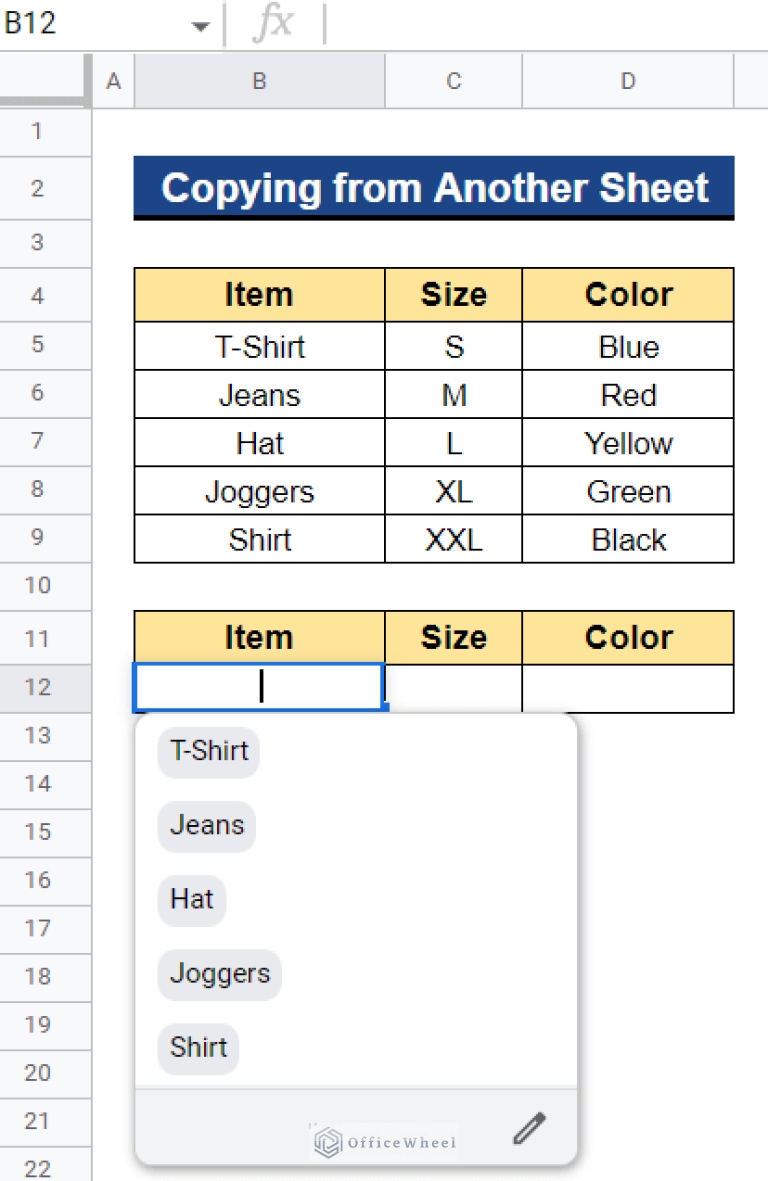 How to Insert a Drop-Down List in Google Sheets (2 Easy Ways)