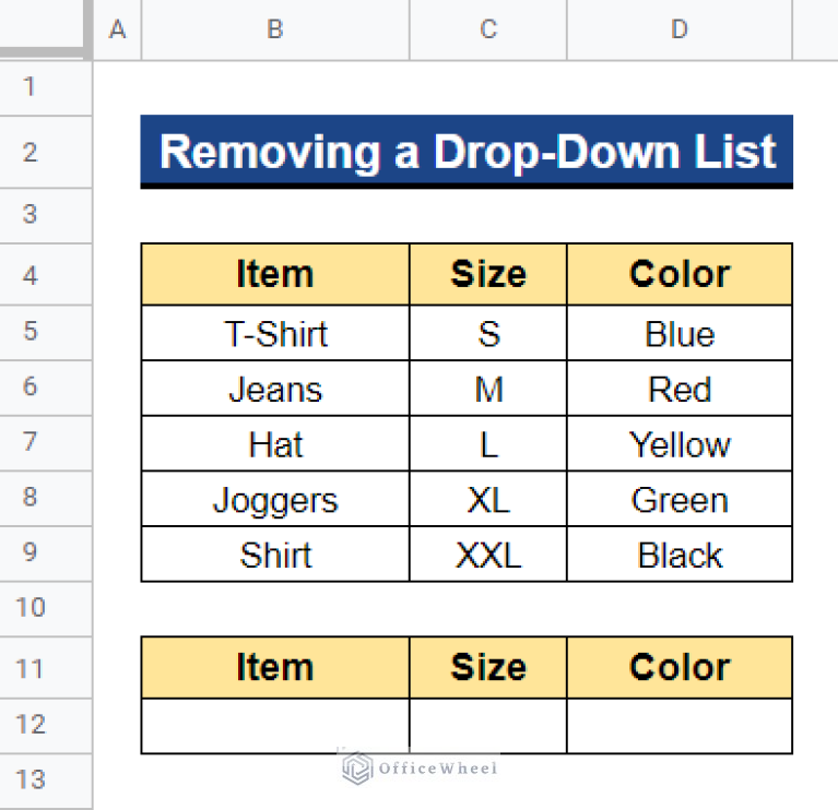 How to Insert a Drop-Down List in Google Sheets (2 Easy Ways)