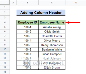 How to Insert a Header in Google Sheets (2 Simple Scenarios)