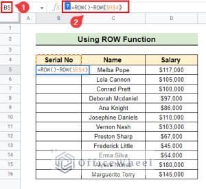 How to Insert Serial Numbers in Google Sheets (7 Easy Ways)