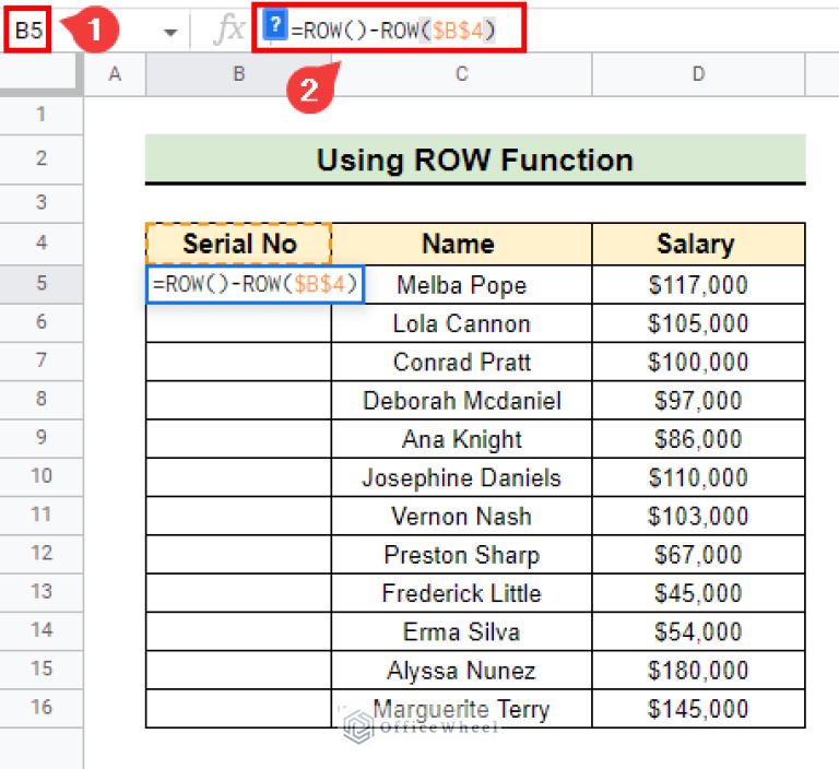 How To Insert Serial Numbers In Google Sheets 7 Easy Ways 