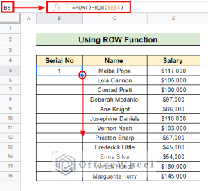 How to Insert Serial Numbers in Google Sheets (7 Easy Ways)