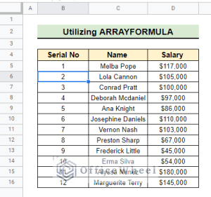 How to Insert Serial Numbers in Google Sheets (7 Easy Ways)