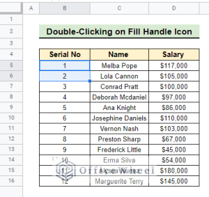 How to Insert Serial Numbers in Google Sheets (7 Easy Ways)